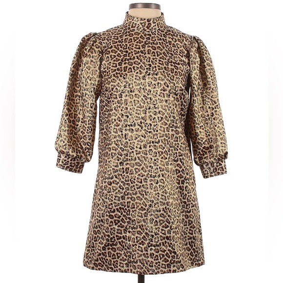 Zara | Dresses | Zara Cheetah Print Mini Dress | Poshmark
